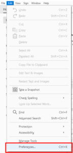 Adobe Reader and the Tools Pane | Busix Documentation